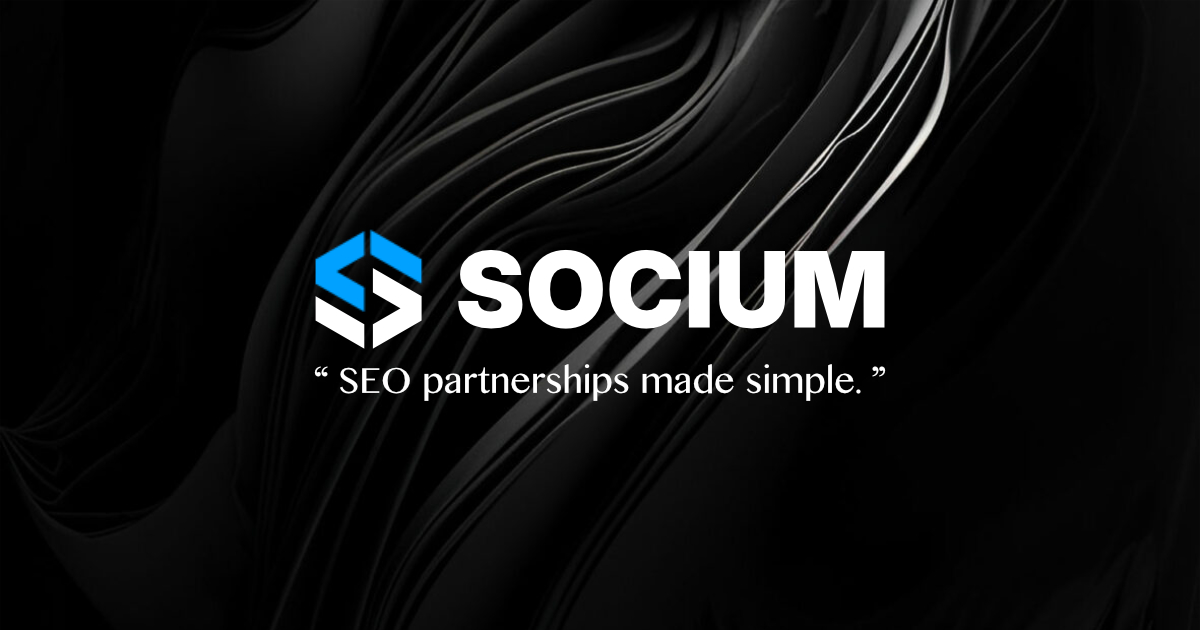 Plateforme de gestion des partenariat SEO - Socium